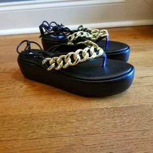 Cape Robbin | Shoes | Cape Robbin Siera Laceup Thong Platform Sandal ...